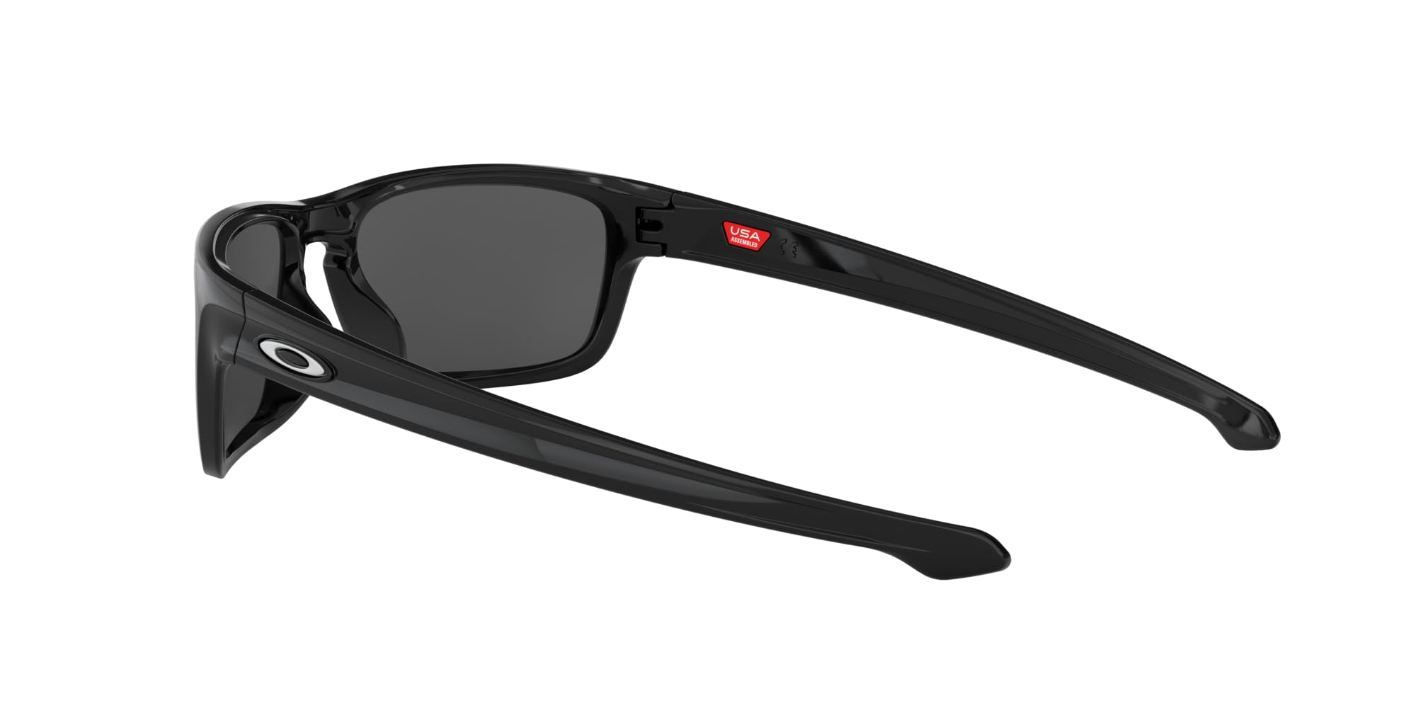 Oakley Men's OO9408 Sliver Stealth Square Sunglasses, Polished Black/Black Iridium Polarized, 56 mm