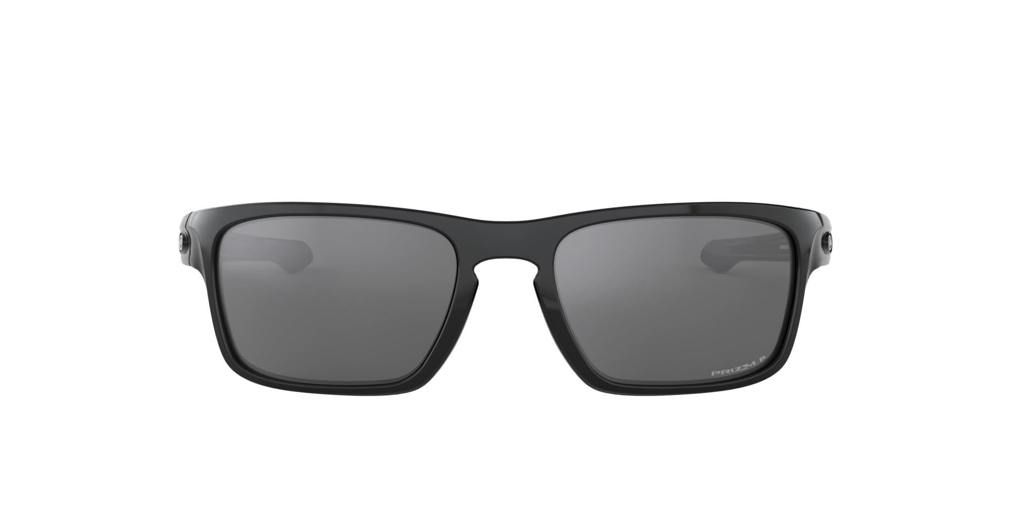 Oakley Men's OO9408 Sliver Stealth Square Sunglasses, Polished Black/Black Iridium Polarized, 56 mm