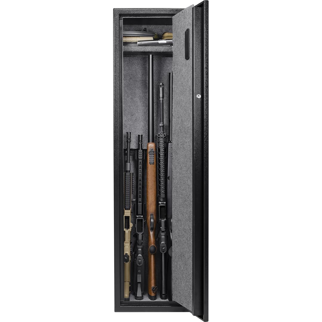 BARSKA AX13100 4.33 Cubic Foot Keypad Rifle Safe, One Size, Black