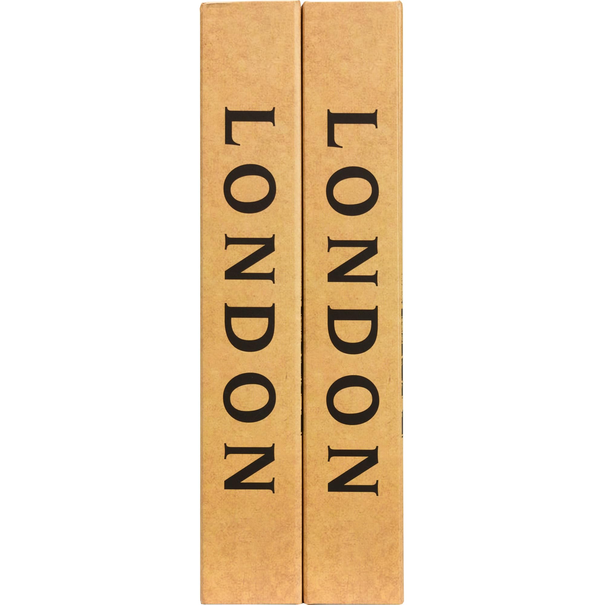 Barska Portable Diversion Dual Book Safe Concealed Lock Box for Secure and Discreet Hidden Storage of Valuables and Personal Items - London & London