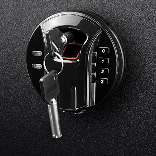 BARSKA AX13108 Biometric Keypad Digital Multi-User Security Business Depository Drop Safe with Front Load Drop Box for Money, Cash, and Mail