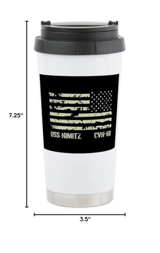 CafePress USS Nimitz Stainless Steel Travel Mug 20 oz. Insulated Stainless Steel Coffee Tumbler