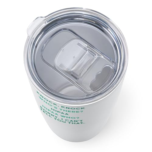 CafePress Knock Knock HIPAA 16 Oz Stainless Steel Travel Mug 20 oz. Insulated Stainless Steel Coffee Tumbler