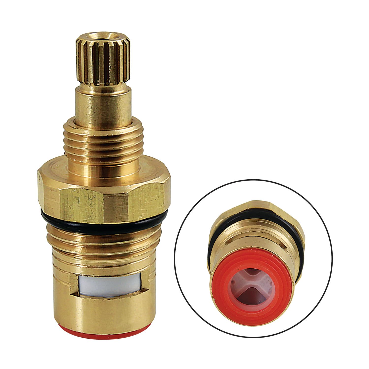 Kingston Brass KSRPL2000HC Ceramic Disc Cartridge, Raw