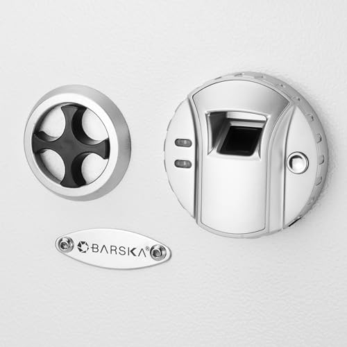 Barska Biometric Fingerprint Digital Security Hidden In Wall Safe 0.52 Cubic Ft for Home & Office