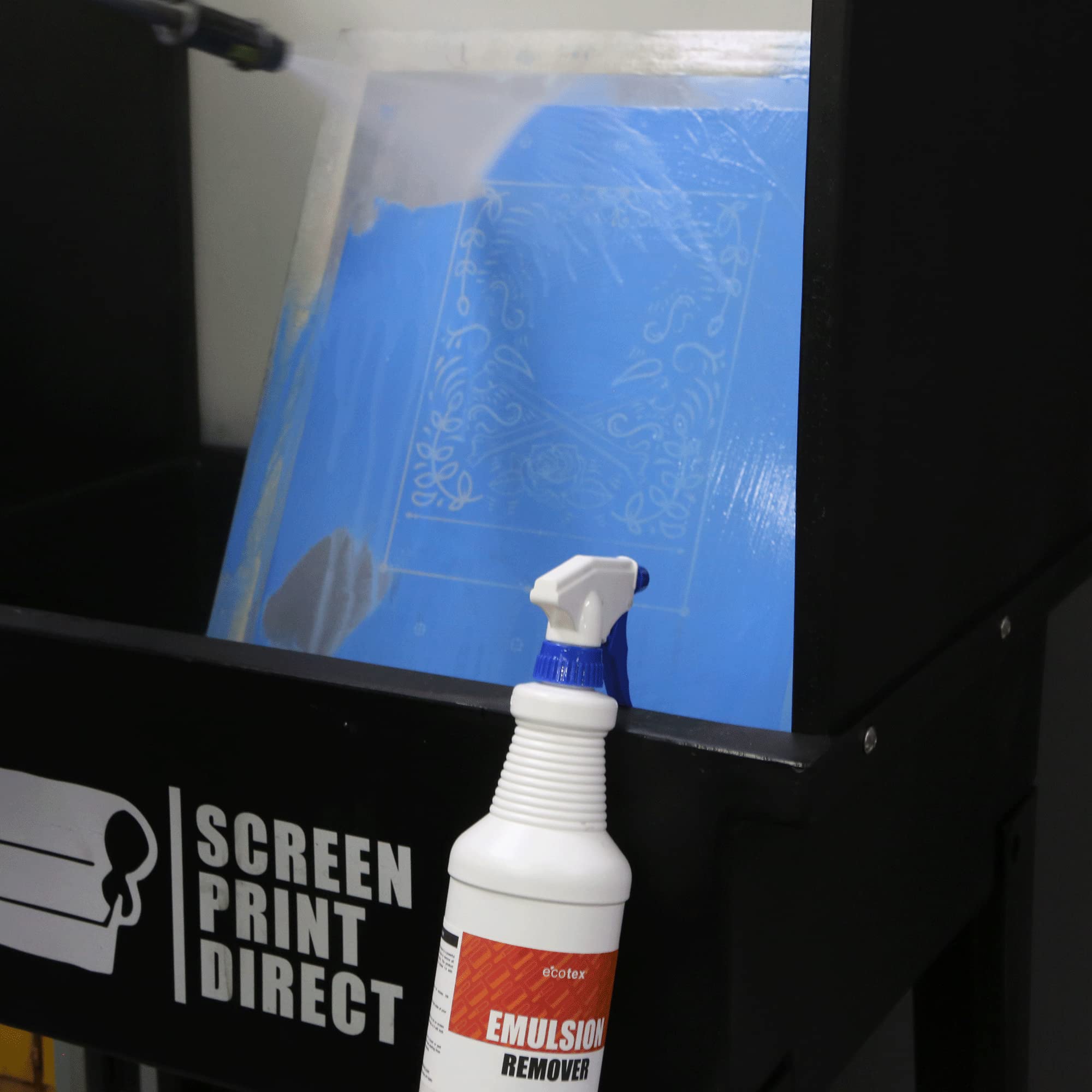Ecotex® Screen Printing Emulsion Remover (Pint - 16oz.) - Photo Emulsion Cleaner on Screen Printing Screens - Silk Screen Photopolymer Emulsion Stencil Remover - Easy to Use Screen Printing Supplies