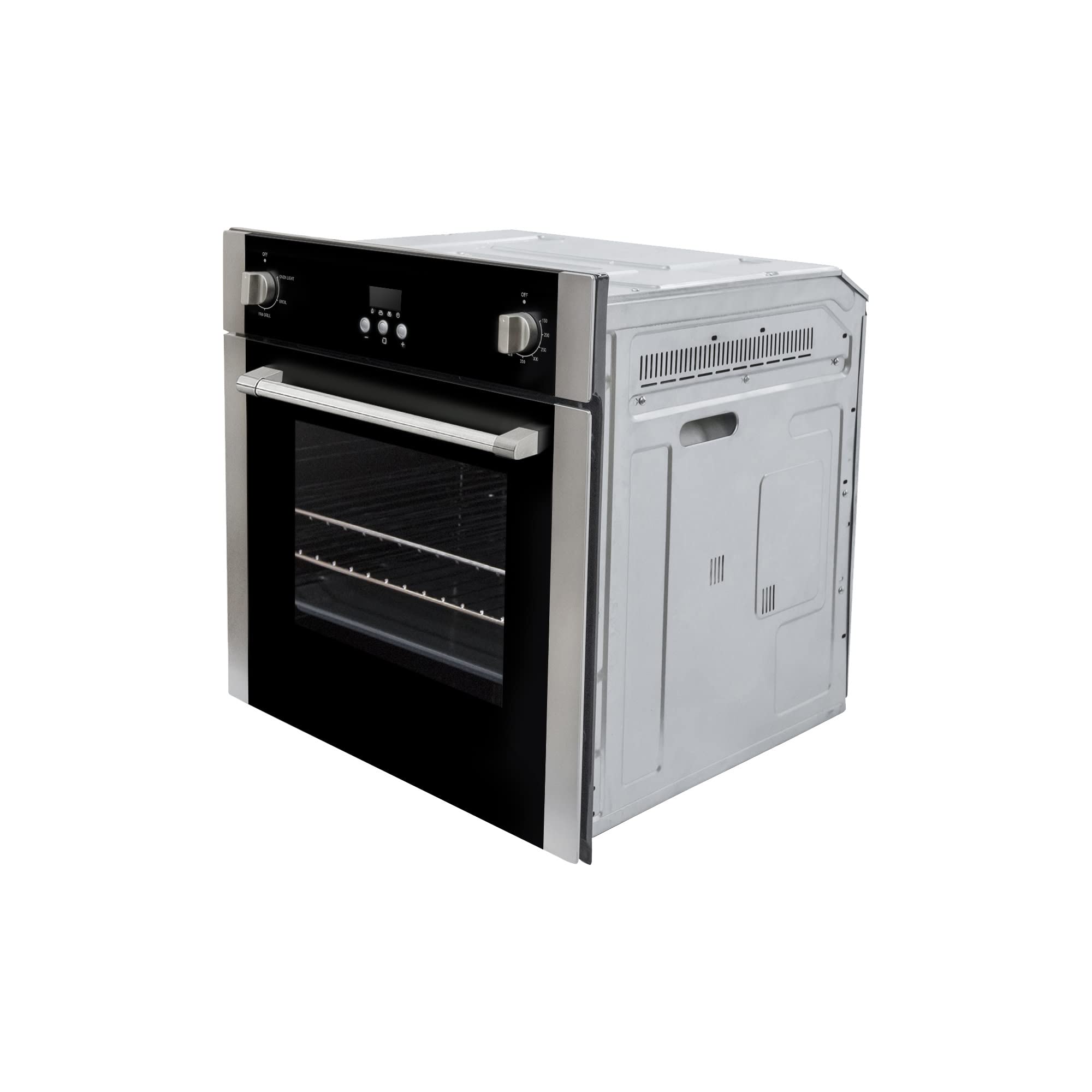 Magic Chef Single Electric Wall Oven with Convection Feature for Cooking & Baking, 24"