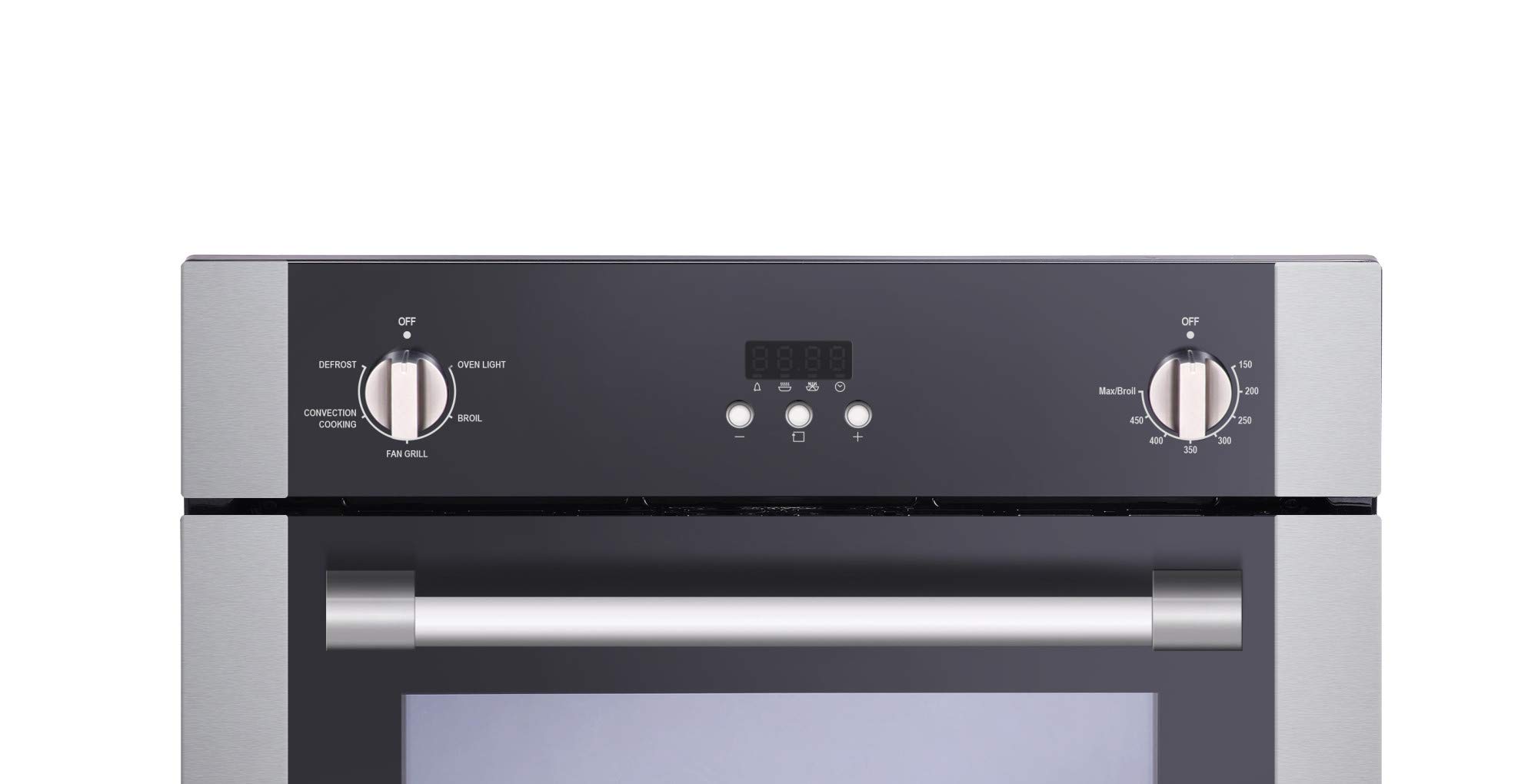 Magic Chef Single Electric Wall Oven with Convection Feature for Cooking & Baking, 24"