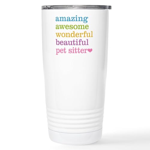 CafePress Pet Sitter Stainless Steel Travel Mug 20 oz. Insulated Stainless Steel Coffee Tumbler
