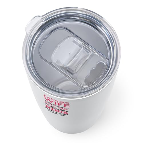 CafePress Pastor's Wife For Light Travel Mug 20 oz. Insulated Stainless Steel Coffee Tumbler
