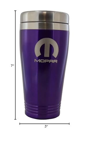 Au-TOMOTIVE GOLD Stainless Steel Travel Mug for Mopar (Purple)