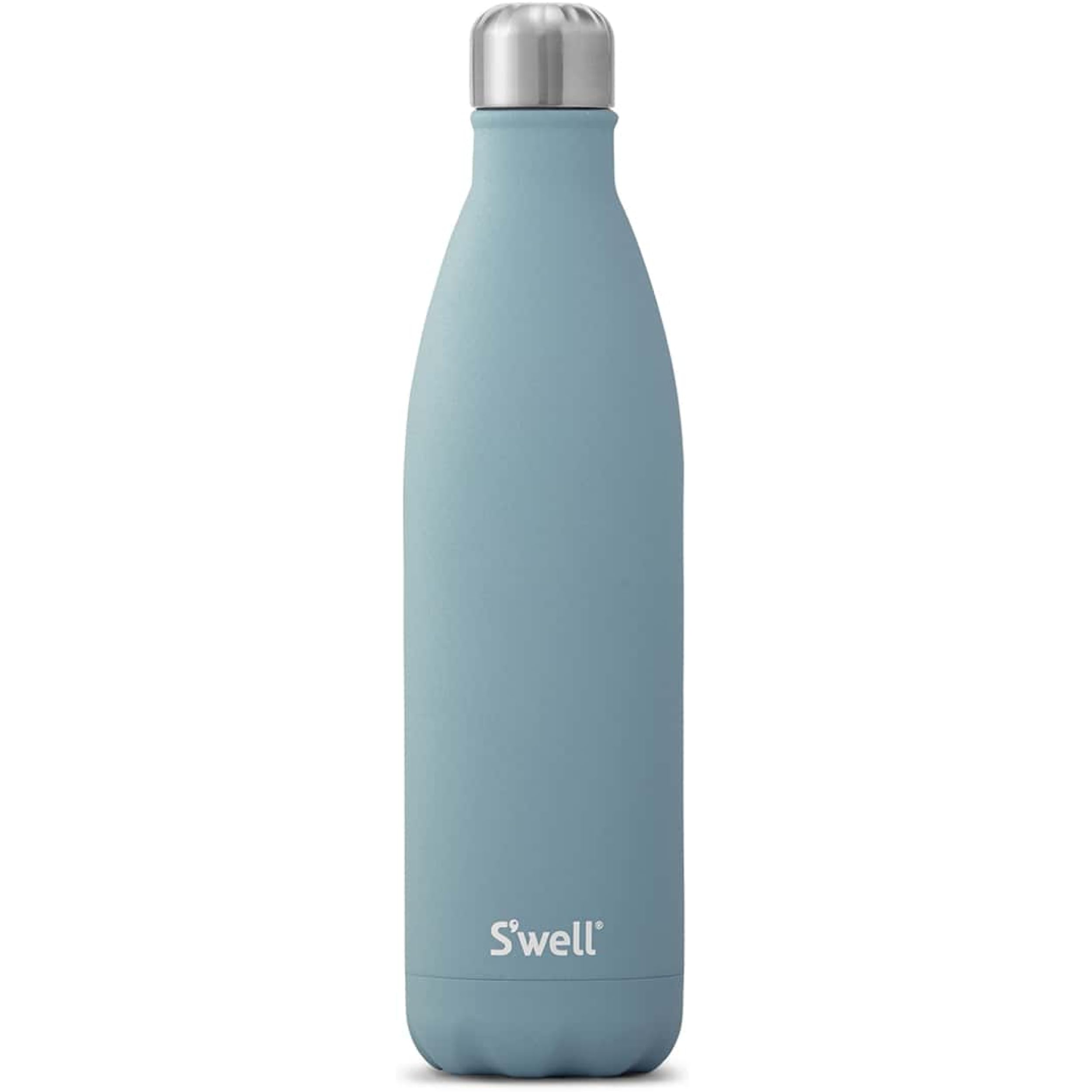 S'well Stainless Steel Water Bottle, 25oz, Aquamarine, Triple Layered Vacuum Insulated Containers Keeps Drinks Cold for 48 Hours and Hot for 24, BPA Free, Perfect for On the Go