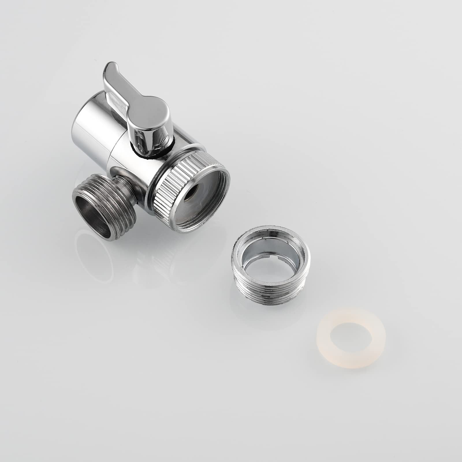 CIENCIA Brass Sink Faucet Diverter Valve to Sink Hose Sprayer,Faucet Splitter for Kitchen,Sink Faucet Replacement Part M22 x M24,SBA021