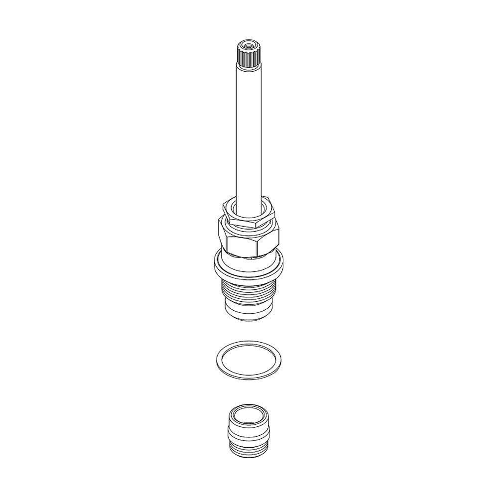 Central Brass K-2-CT Corner Stem Assembly with Seat