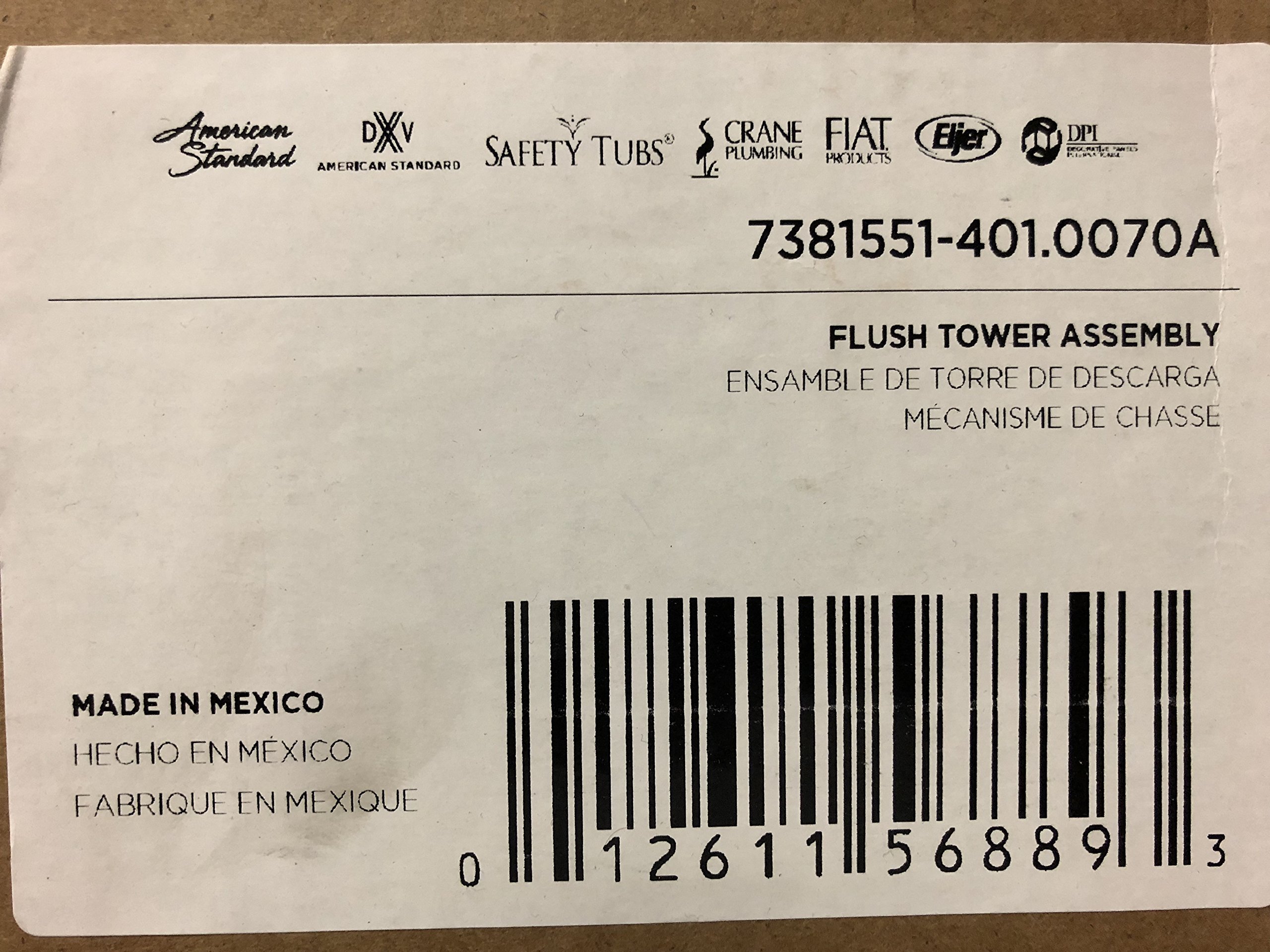 American Standard 7381551-401.0070A Fittings Repair Parts, NO Finish