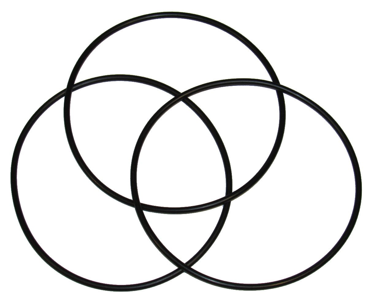 Captain O-Ring - Replacement O-Rings for Whirlpool WHKF-DWHBB (WHKF-C9) & American Plumber W10-PR (W10-OR) (3 Pack)