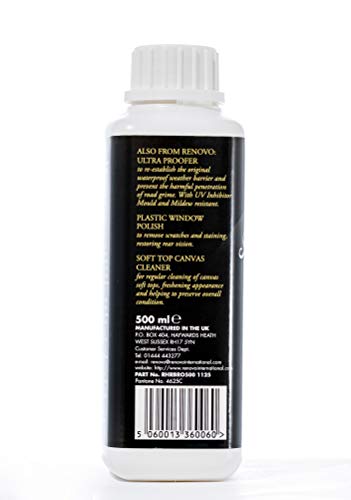 Renovo Fabric Soft Top Reviver - Dark Brown, 500 ml Bottle