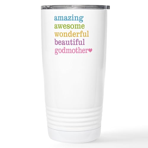 CafePress Godmother Amazing Awe Stainless Steel Travel Mug 20 oz. Insulated Stainless Steel Coffee Tumbler