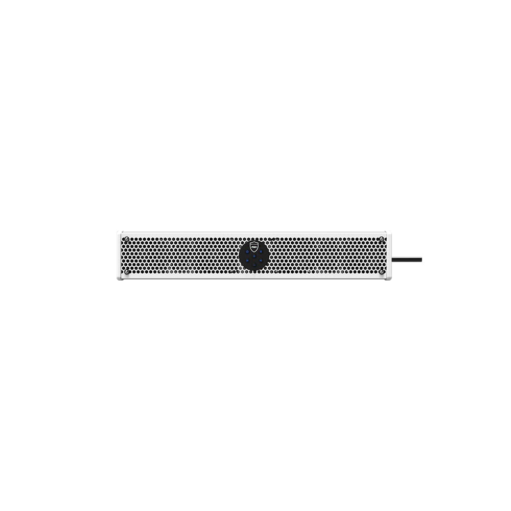 wet sounds | Stealth-6 Ultra HD White Soundbar | 6 Speaker-200 Watt Unit with an All-New RF Wireless Remote