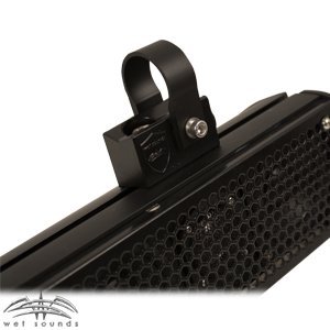 Wet Sounds Stealth Mounting Bracket Kit - Slider Bracket and Round 1.5" Tube clamp