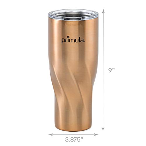 Primula Avalanche Double Walled Vacuum Sealed Stainless Steel Thermal Insulated Tumbler Stays Cold or Hot All Day Long, Reusable Thermos, 1 Count (Pack of 1), Copper