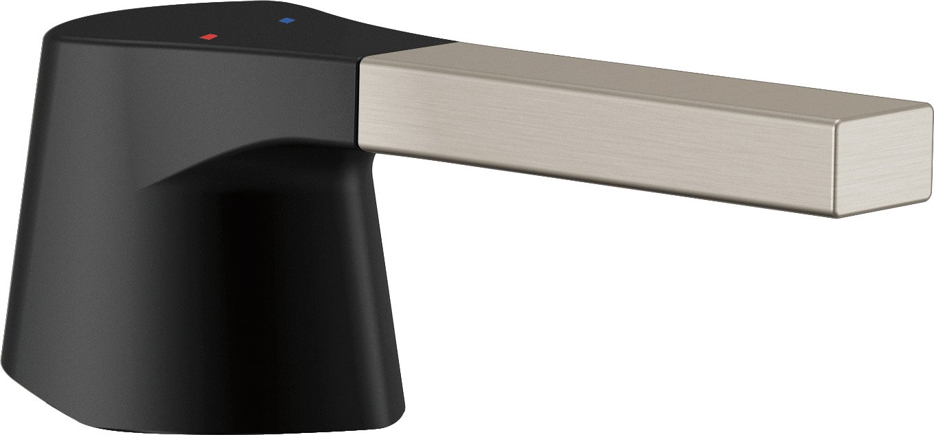 DELTA FAUCET RP84411SM Zura Single Handle with Finish Accent, Stainless/Matte Black