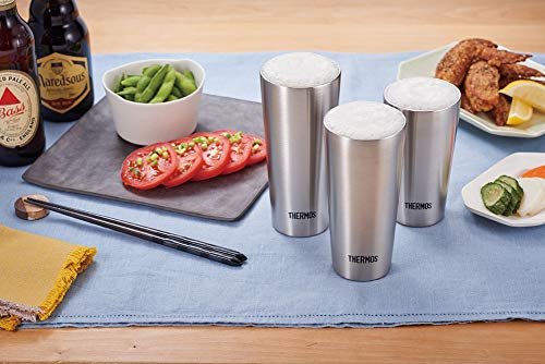 Thermos Vacuum Insulated Tumbler, 13.5 fl oz (400 ml), Stainless Steel, Set of 2, JDI-400P S