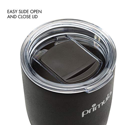 Primula Avalanche Double Walled Vacuum Sealed Stainless Steel Thermal Insulated Tumbler Stays Cold or Hot All Day Long, Reusable Thermos, 1 Count (Pack of 1), Matte Black