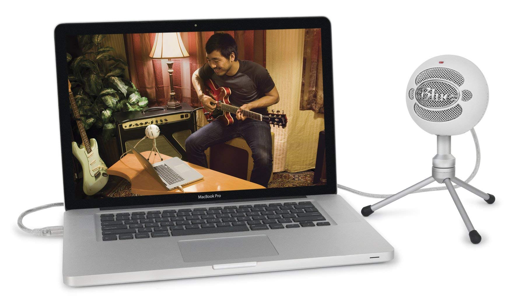 Blue Snowball iCE Condenser Microphone - White (Renewed)
