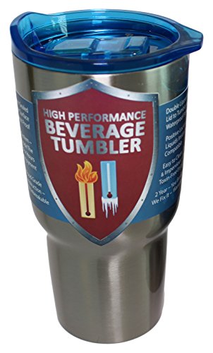 30 Oz. Stainless Tumbler Lid - Blue, 20 oz