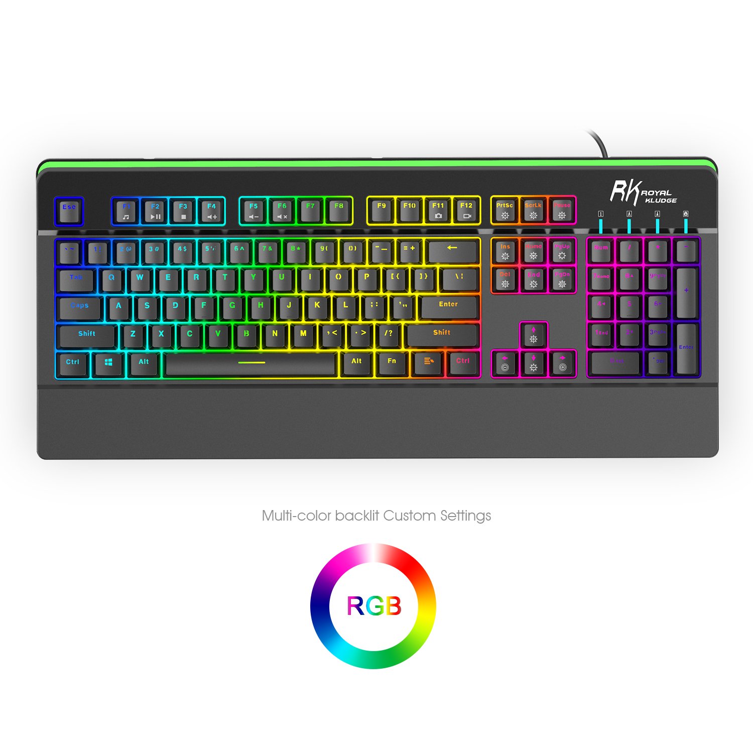 Havit 104 Keys RGB Backlit Wired Mechanical Gaming Keyboard
