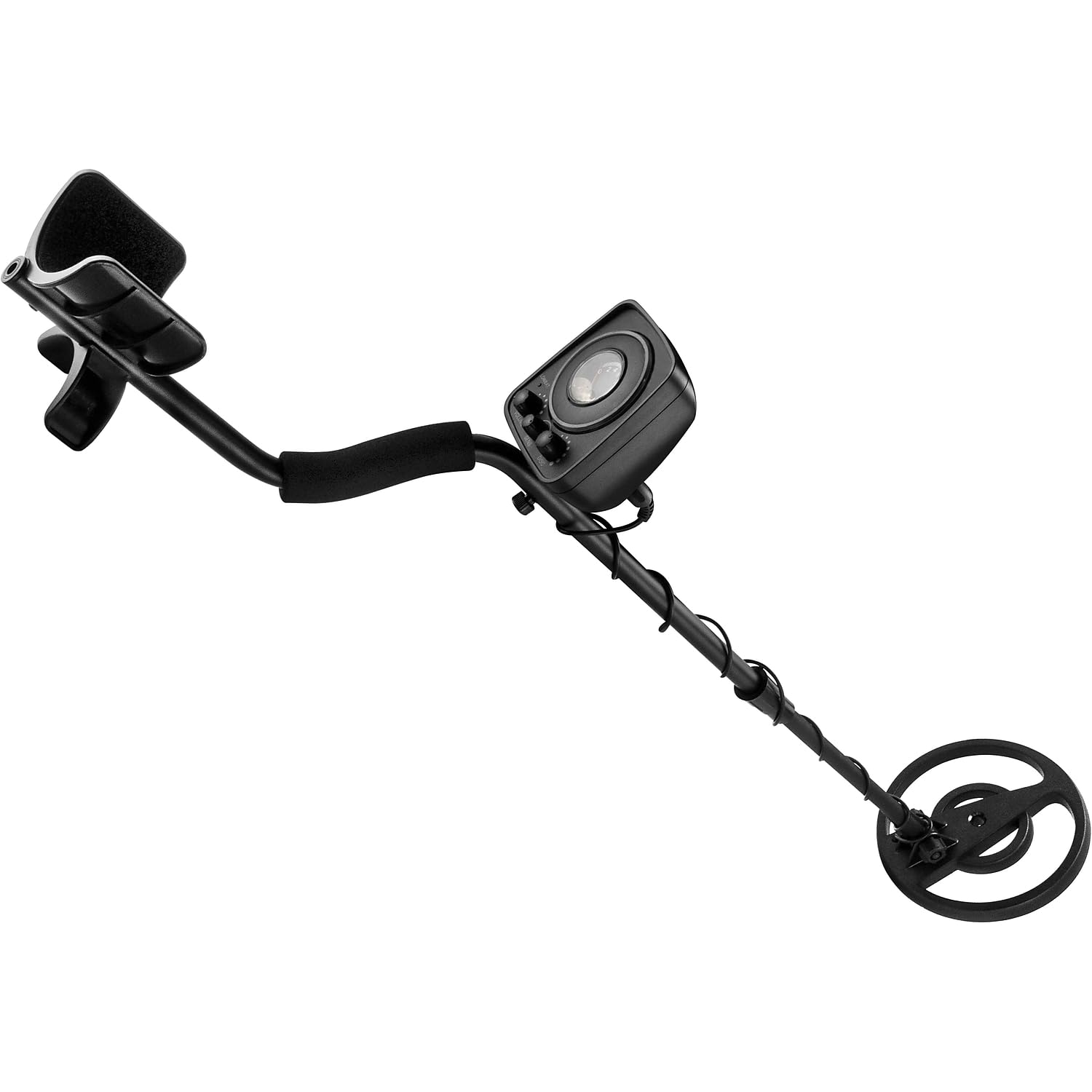 Barska BE12746 Winbest Pro-200 Metal Detector Field Kit with LED Indicator, Headphone, Shovel, and Soft Case, Black