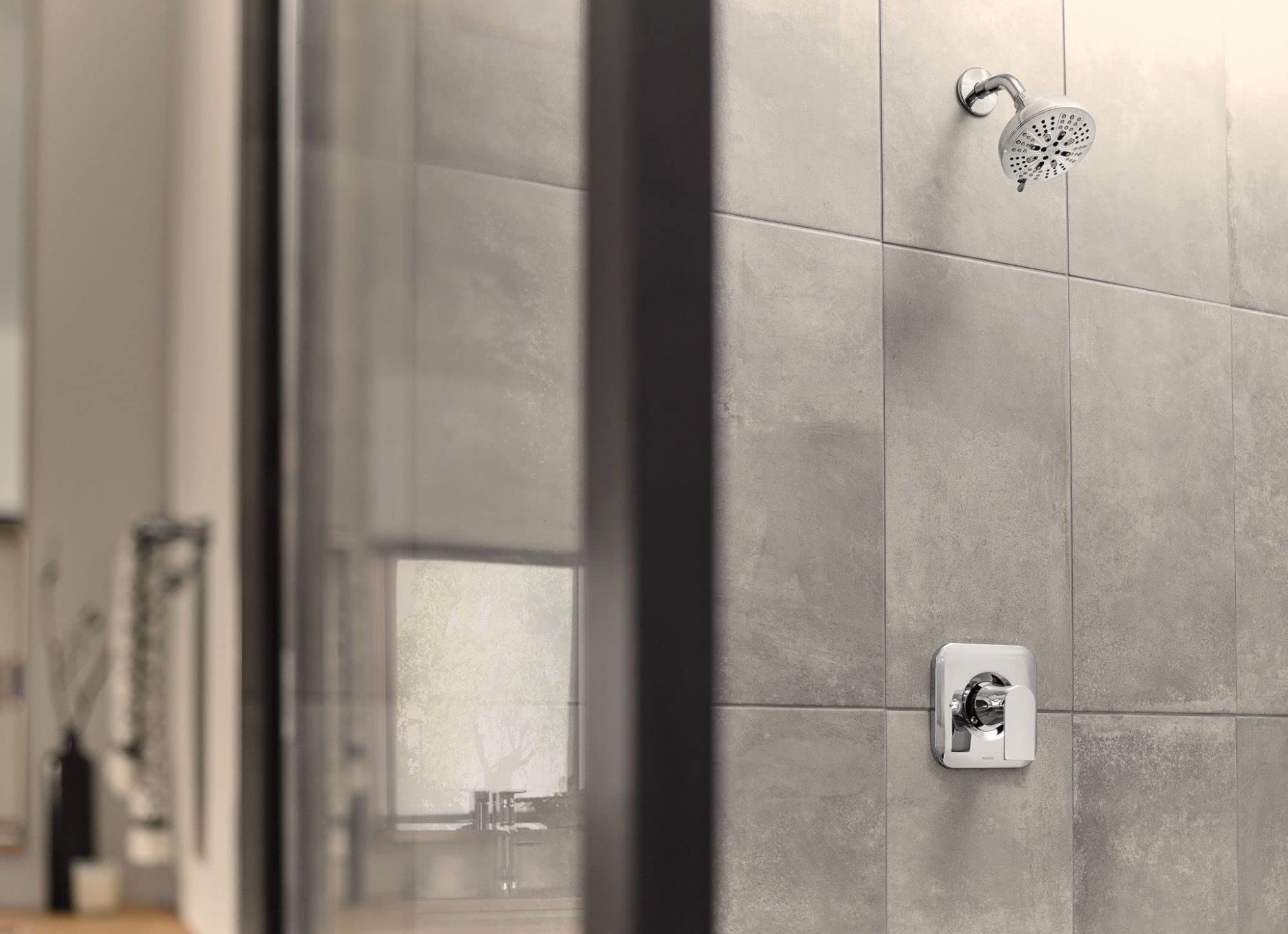 Moen Genta LX Chrome Posi-Temp Pressure-Balancing Modern Trim, Valve Required, T2471
