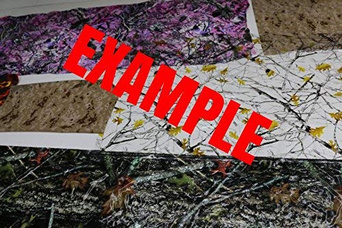 Hydrographic Film 6+ Samples Pack 2m 20' Sq Ft True Timber Camo Flames Skulls Scraps Hydro Graphics Film Dip Kit
