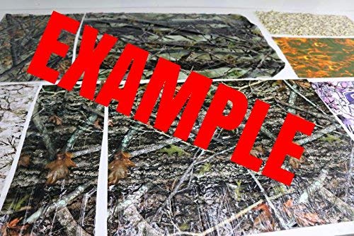 Hydrographic Film 6+ Samples Pack 2m 20' Sq Ft True Timber Camo Flames Skulls Scraps Hydro Graphics Film Dip Kit