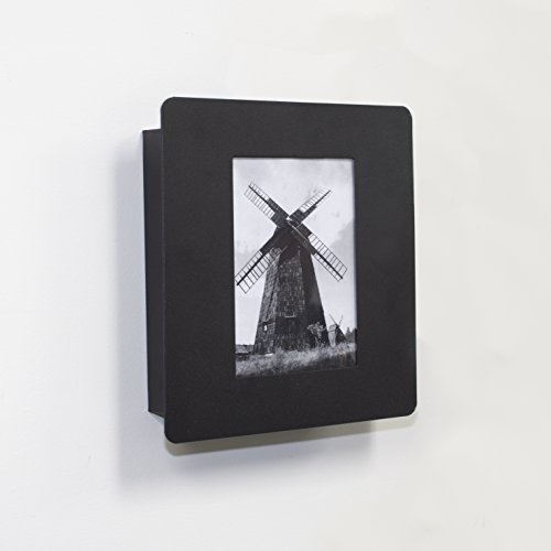Barska CB12374 4"X 6" Picture Wall Mount Photo Frame Key Cabinet, Black