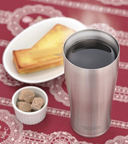 Thermos JDE-420 S Vacuum Insulated Tumbler, 14.2 fl oz (420 ml), Stainless Steel