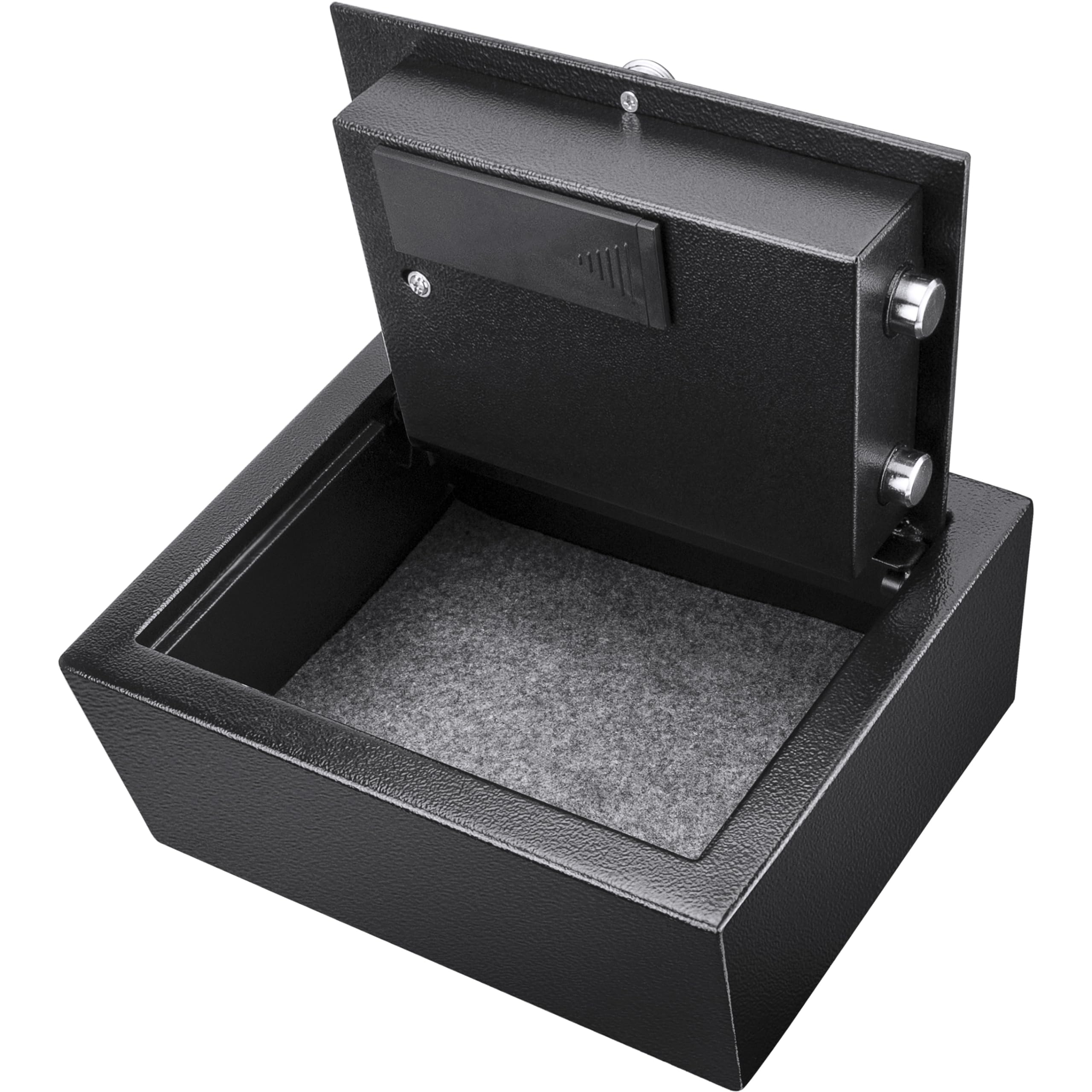 Barska Digital Keypad Home & Office Steel Security Safe Lock Box with Deadbolts - 0.15 Cu Ft Top Opening Drawer Safe