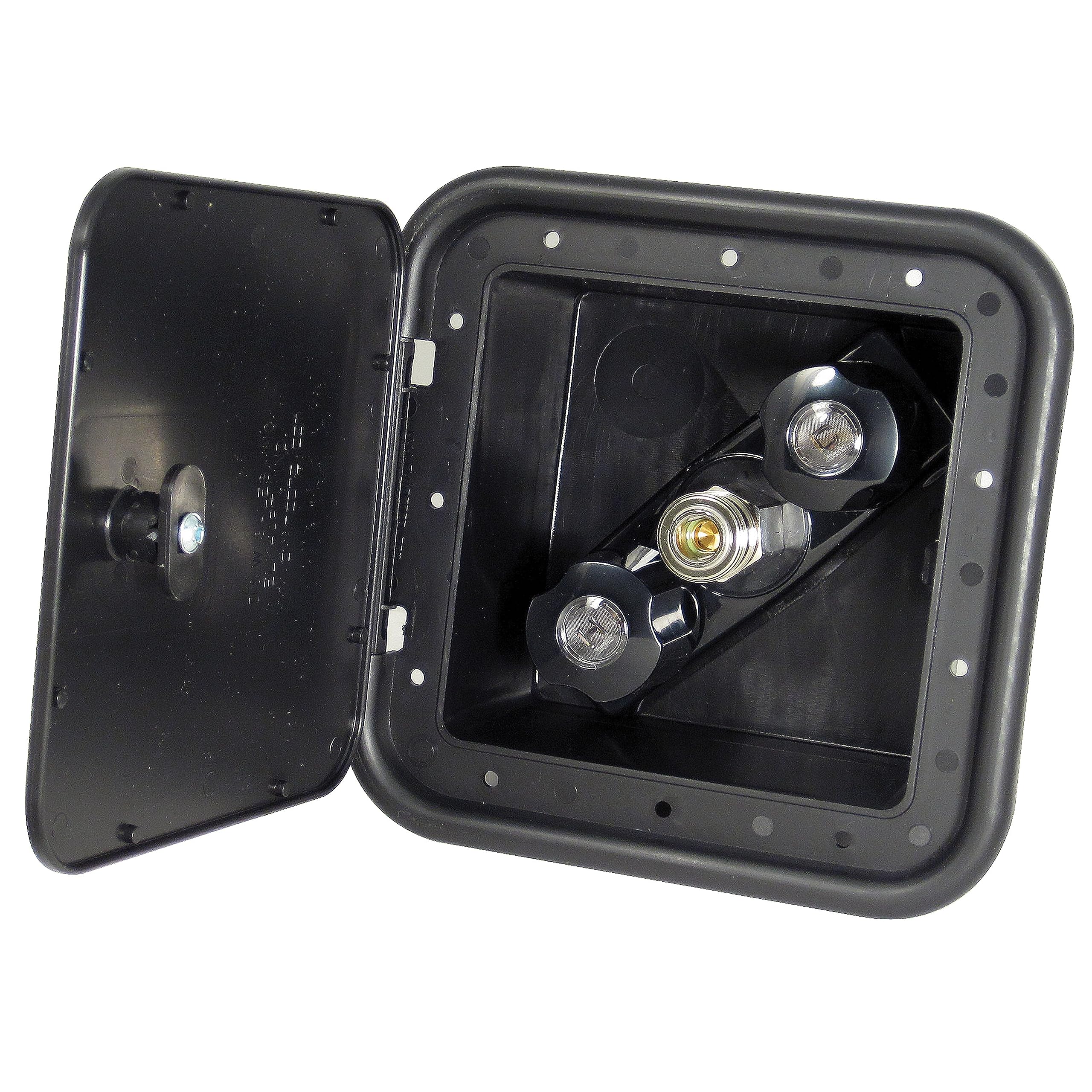 Phoenix Faucets PF247701 Spray-Away Two-Handle Hot and Cold Outlet with Quick Connect - Black