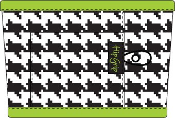 Paisley Street Designs Hip Grip Black Zebra Cup Sleeve