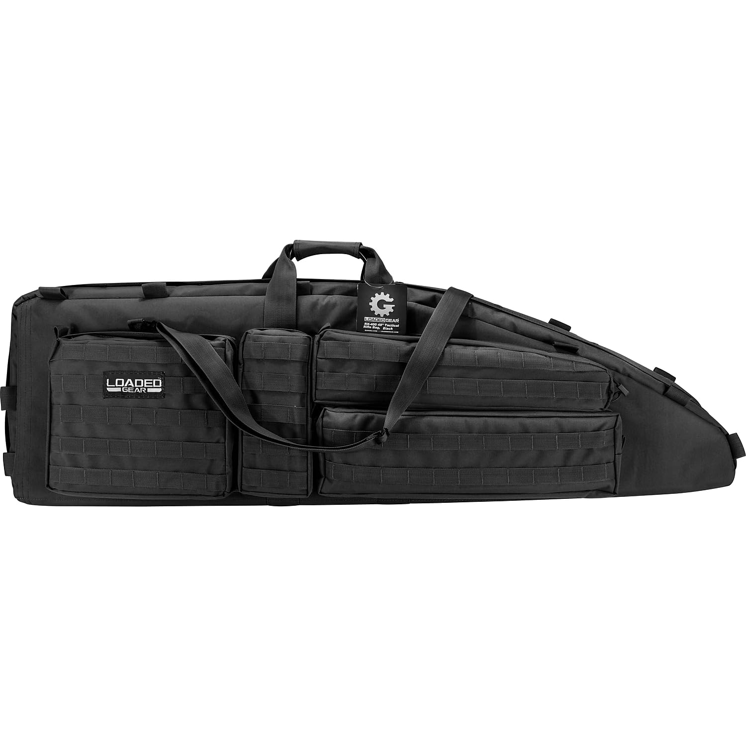 Barska BI12550 Loaded Gear RX-600 46" Tactical Padded Rifle Bag, Black