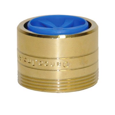Danco Dual Thread Aerator 15/16 in. x 55/64 in. Polished Brass