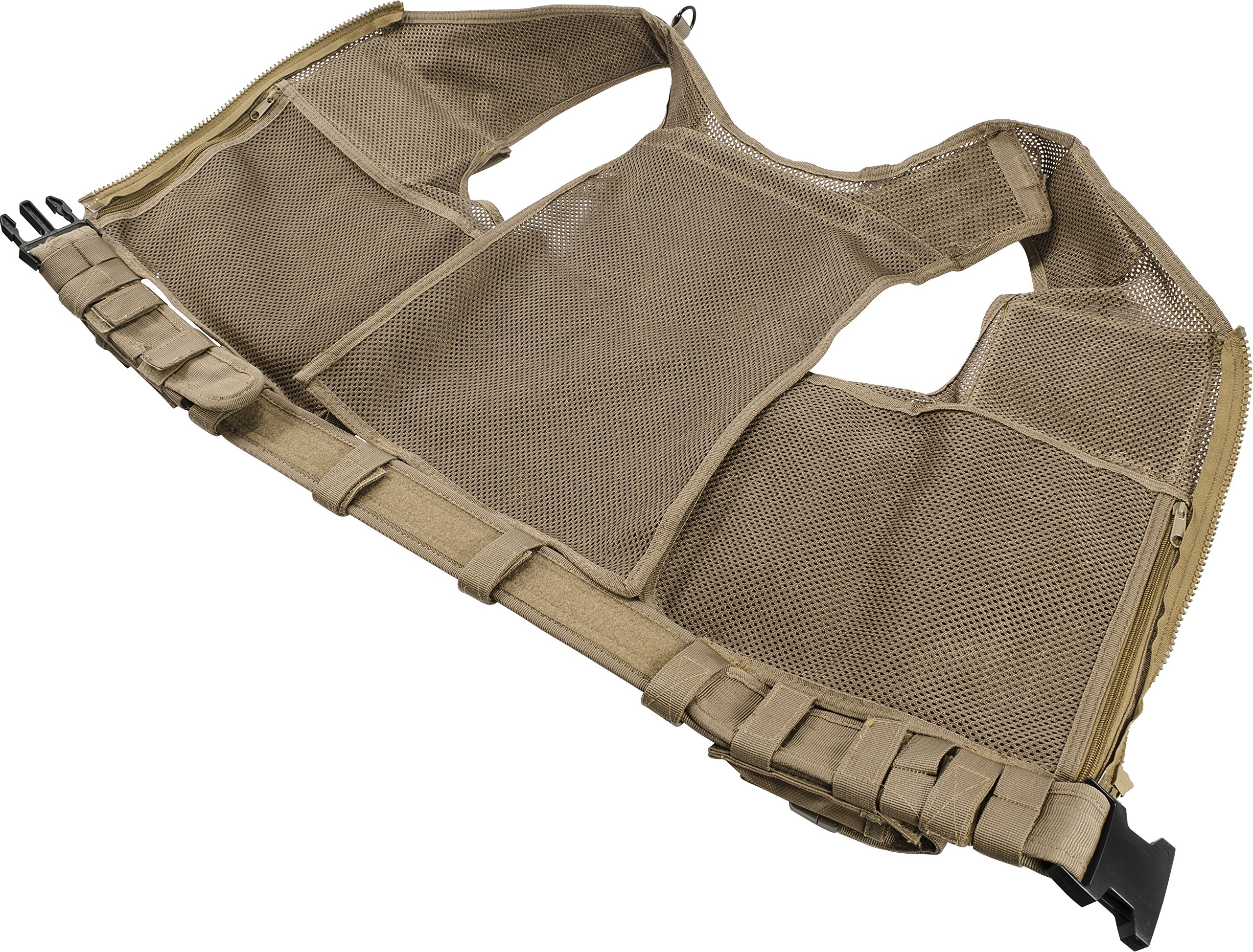 Barska Loaded Gear VX-200 Tactical Vest – Adjustable MOLLE Vest with Rifle & Pistol Mag Pouches, Holster, Utility Pouch, and Emergency Drag Handle