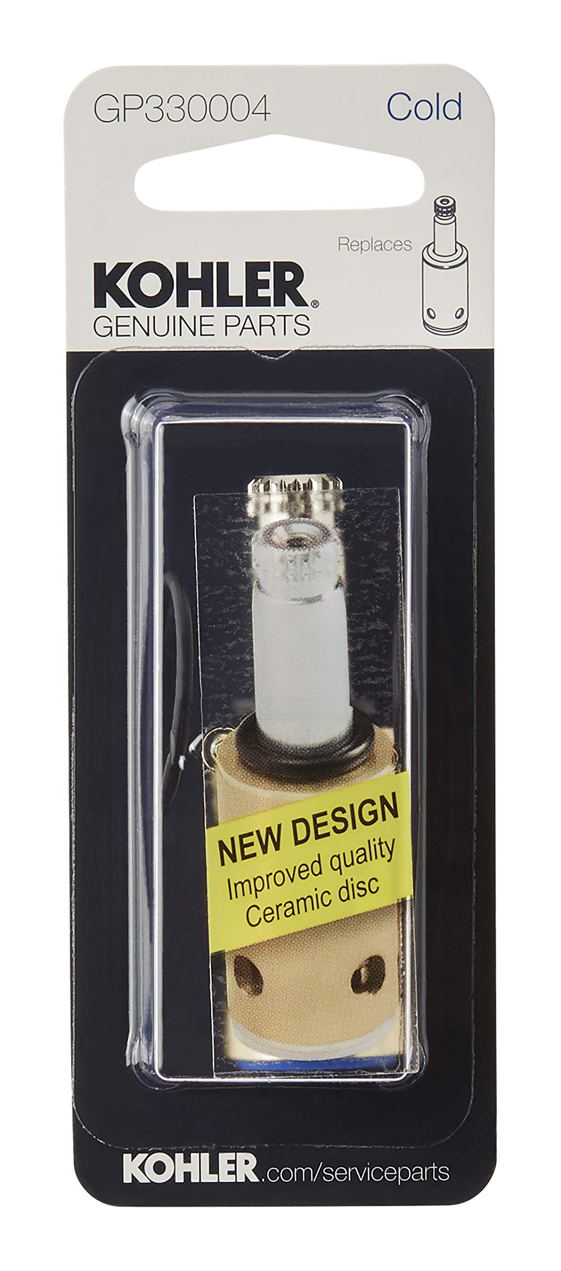 Kohler GENUINE PART GP330004 1/4 TURN CERAMIC VALVET (COLD)