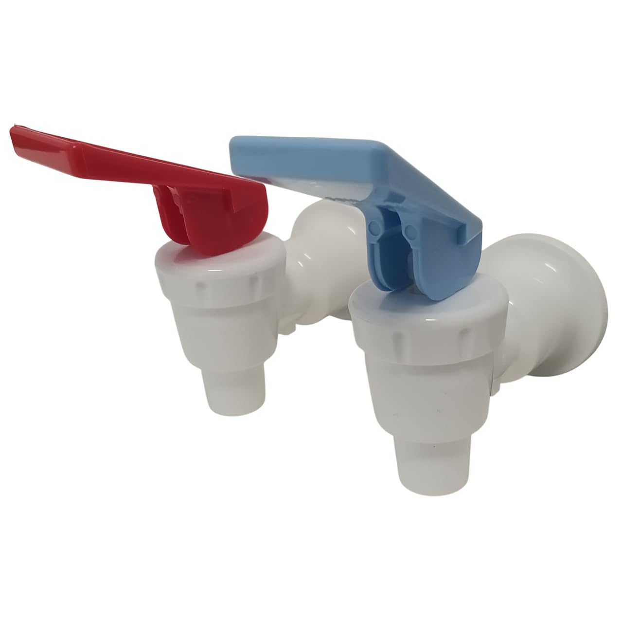 OCS Parts - RB217 Sunbeam Water Cooler Faucet, Tomlinson Blue and Red Handle, Combo Pack (Pack of 2)