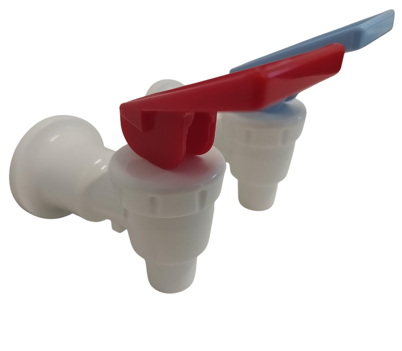 OCS Parts - RB217 Sunbeam Water Cooler Faucet, Tomlinson Blue and Red Handle, Combo Pack (Pack of 2)