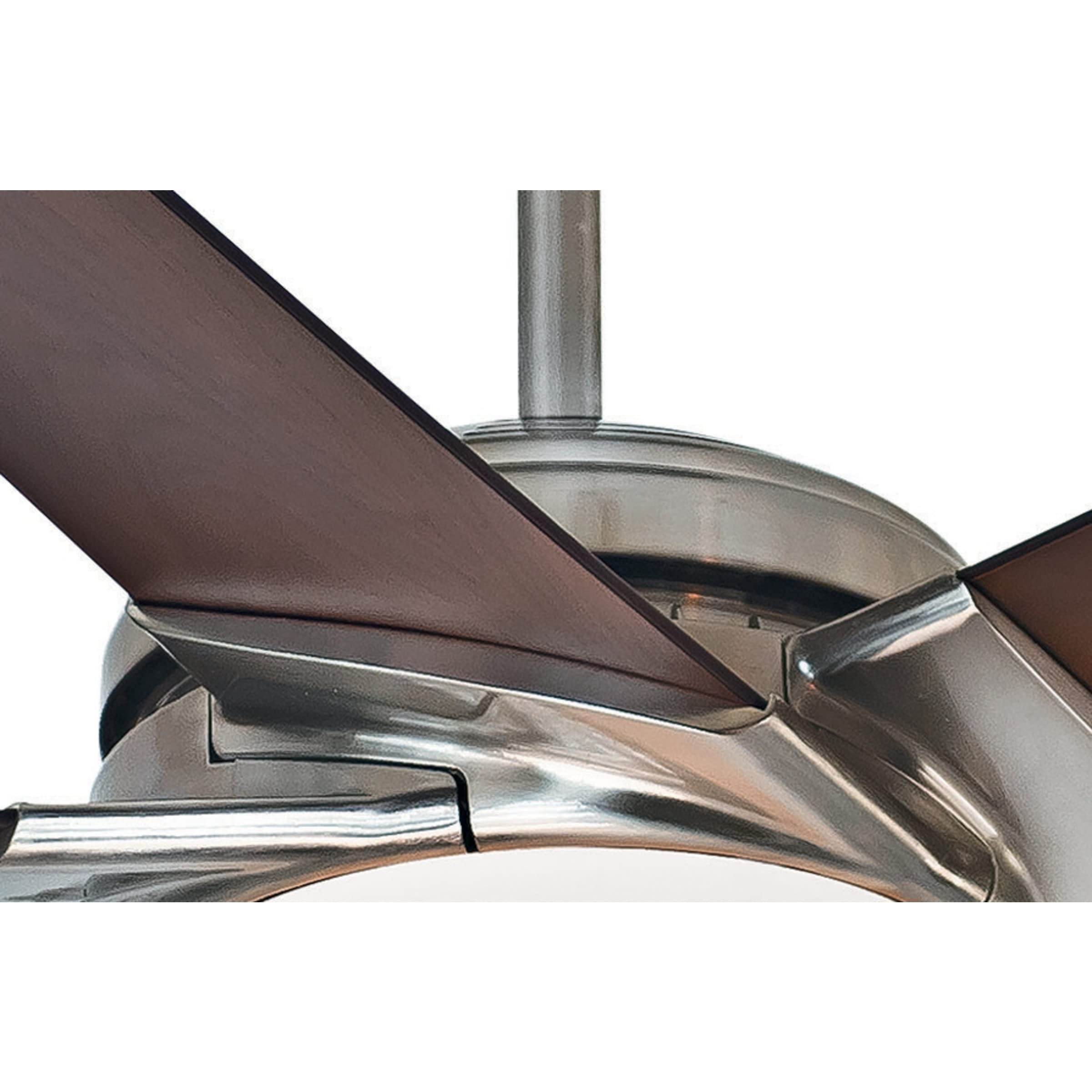 Hunter Fan Company 59164 Casablanca Stealth Indoor Ceiling Fan with LED Light and Remote Control Brushed Nickle, 54-inch