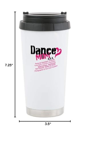 CafePress Dance Mom AKA Stainless Steel Travel Mug 20 oz. Insulated Stainless Steel Coffee Tumbler