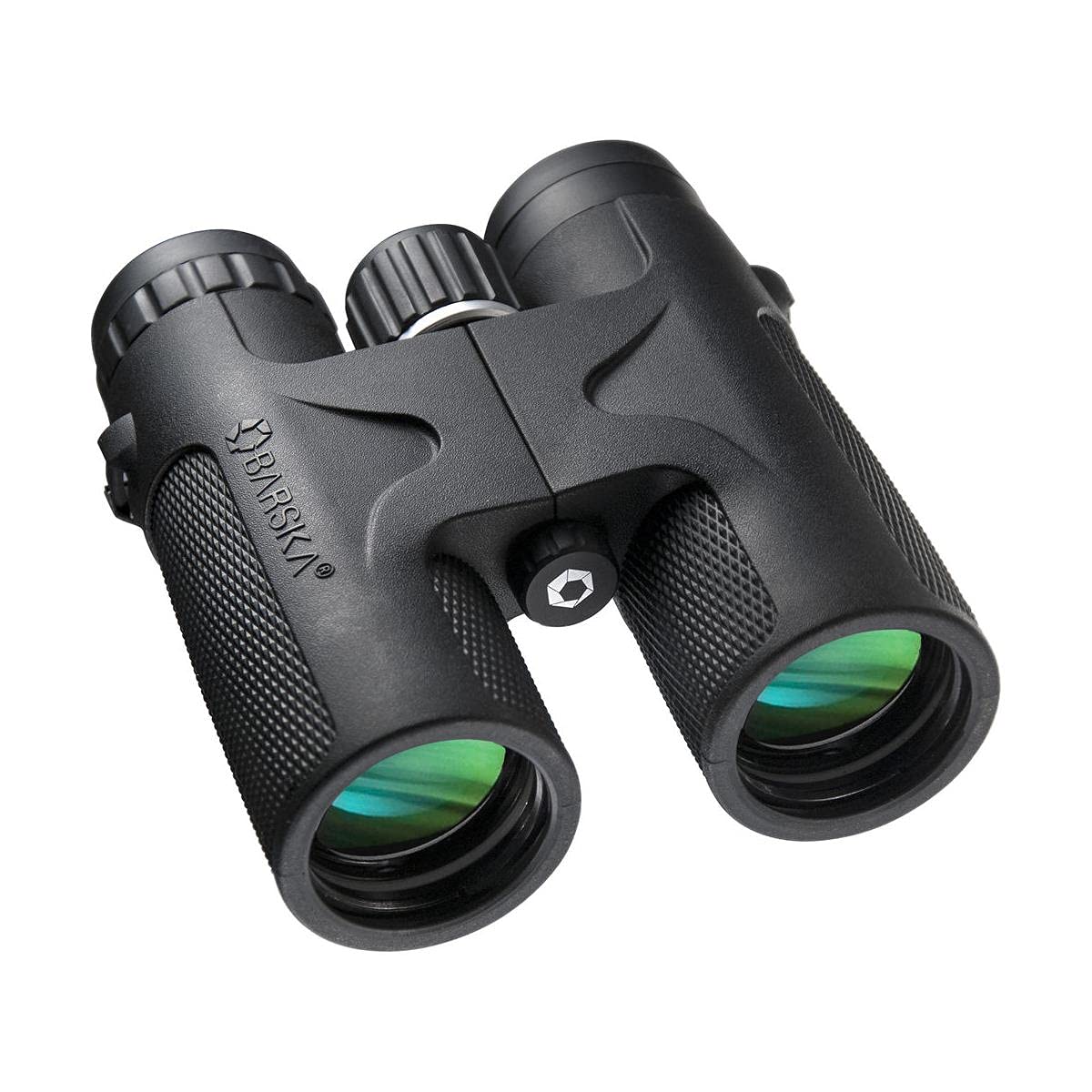 Barska Optics AB11843 10x42 WP Clam Blackhawk Binoculars, Green Lens