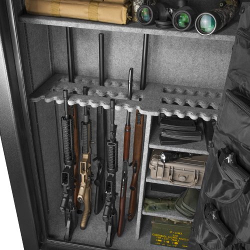 BARSKA Digital Keypad Fireproof Security Long Gun Safe Vault with Lock Out Mode, Silent Mode, Safe Alarm, Low Battery Warning - 19.97 Cu Ft